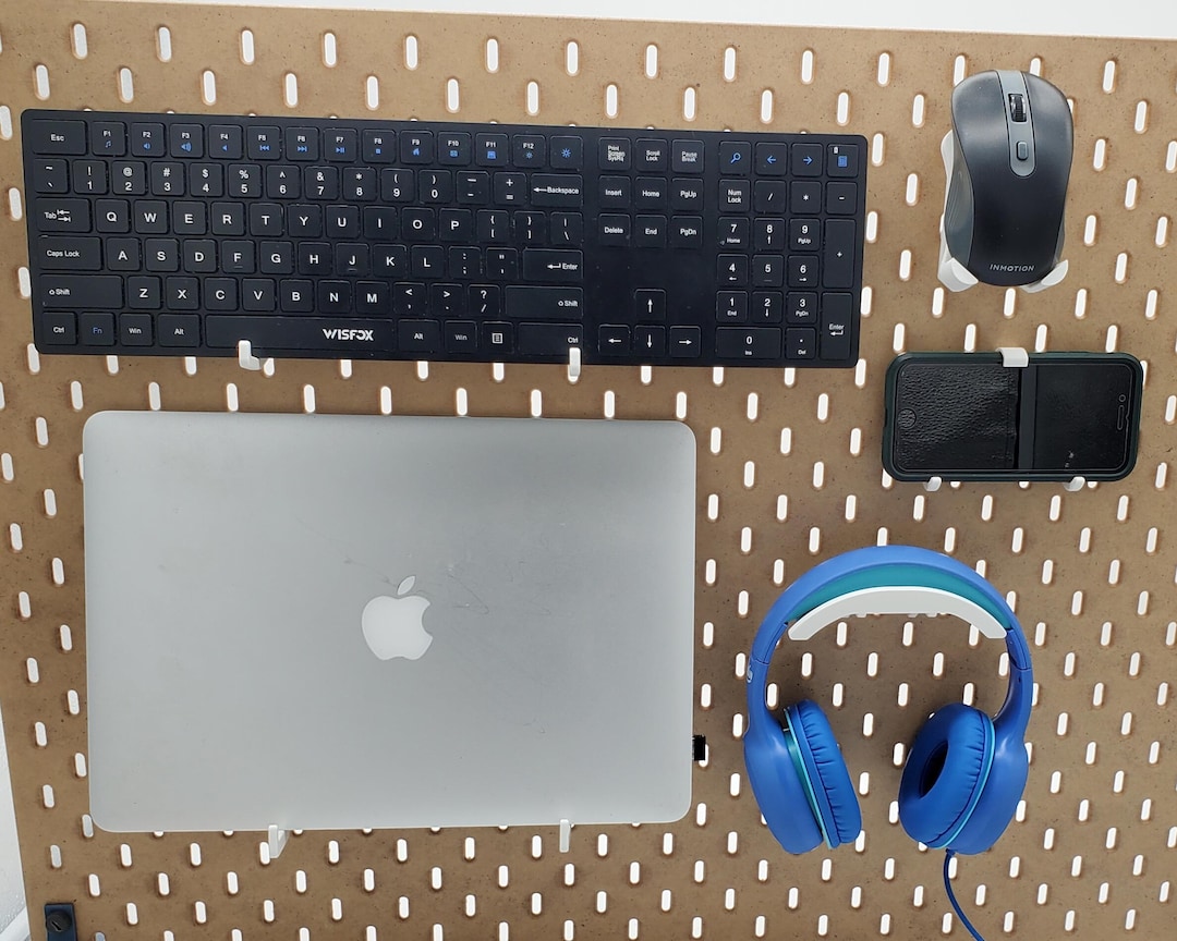 Home Office Electronics Pegboard Kit | SKADIS or 1/4" Compatible, Gift ...