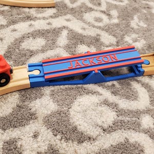 Personalized See-saw Track for Wooden Trains, Custom Wooden Track ...