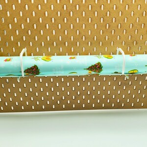 Gift Wrap Dispenser Hooks, Paper Roll Storage, SKADIS or 1/4" Pegboard ...