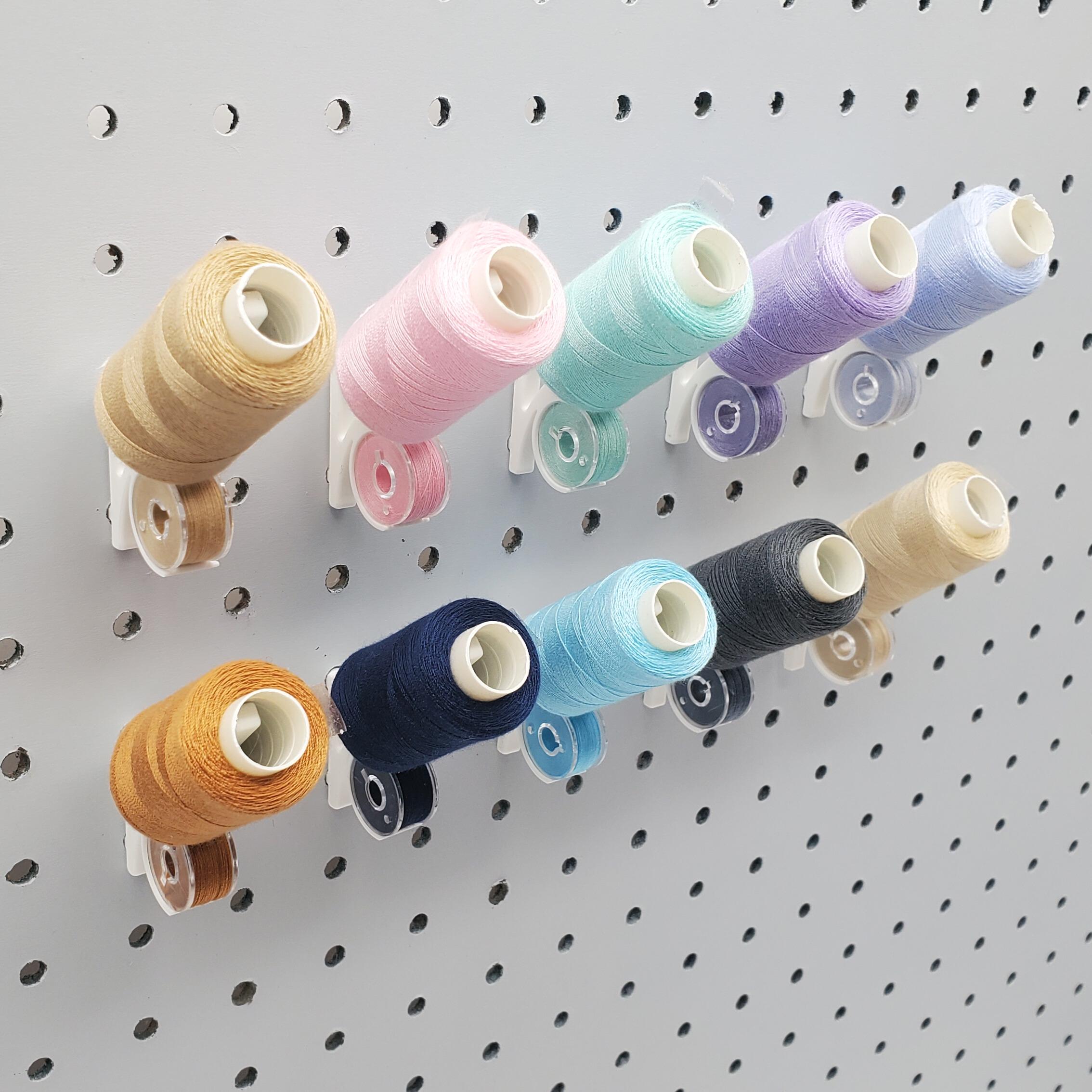 Thread Spool & Bobbin Holder, Quarter Inch Pegboard, 1/4", Sewing ...