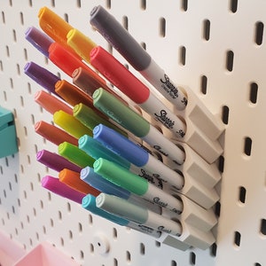 Hex Marker Storage | Configurable | SKADIS Compatible | Sharpie, Marker ...