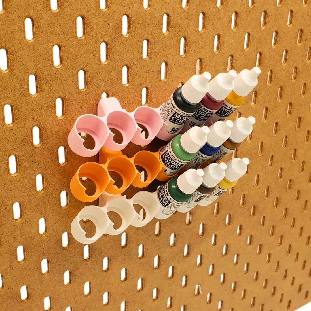 17/18ml Paint Display, Vallejo Storage, Paint Rack Holder Angle SKADIS ...