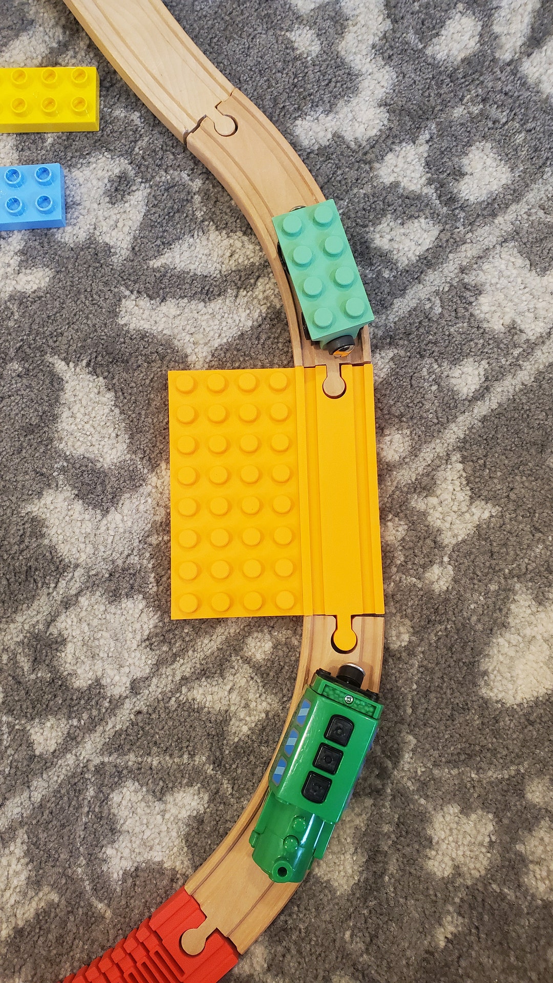 4x8 Duplo Station, Compatible With Wooden Tracks, Brio, Thomas, IKEA ...