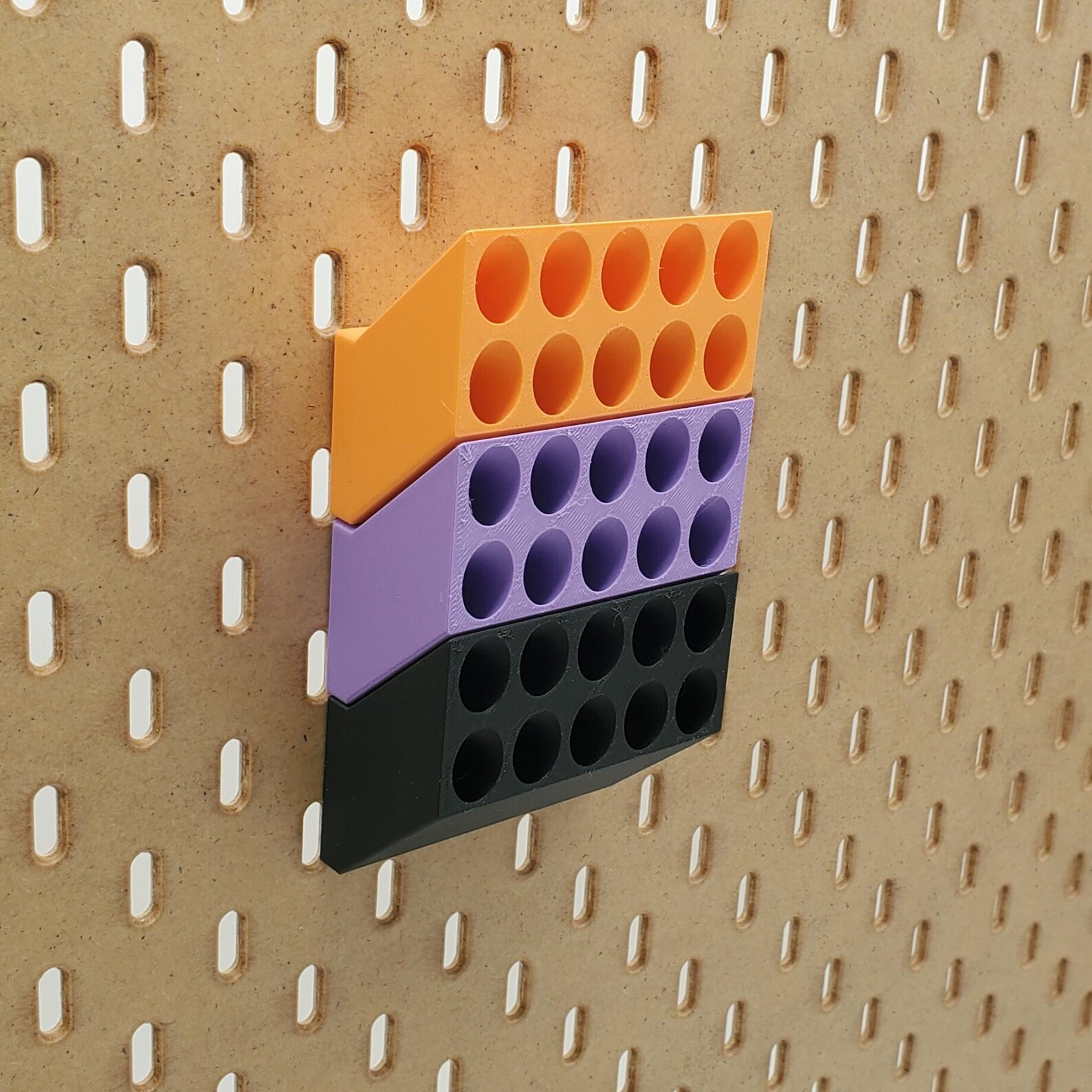 Rectangle Marker Storage | Configurable | SKADIS Compatible | Sharpie ...