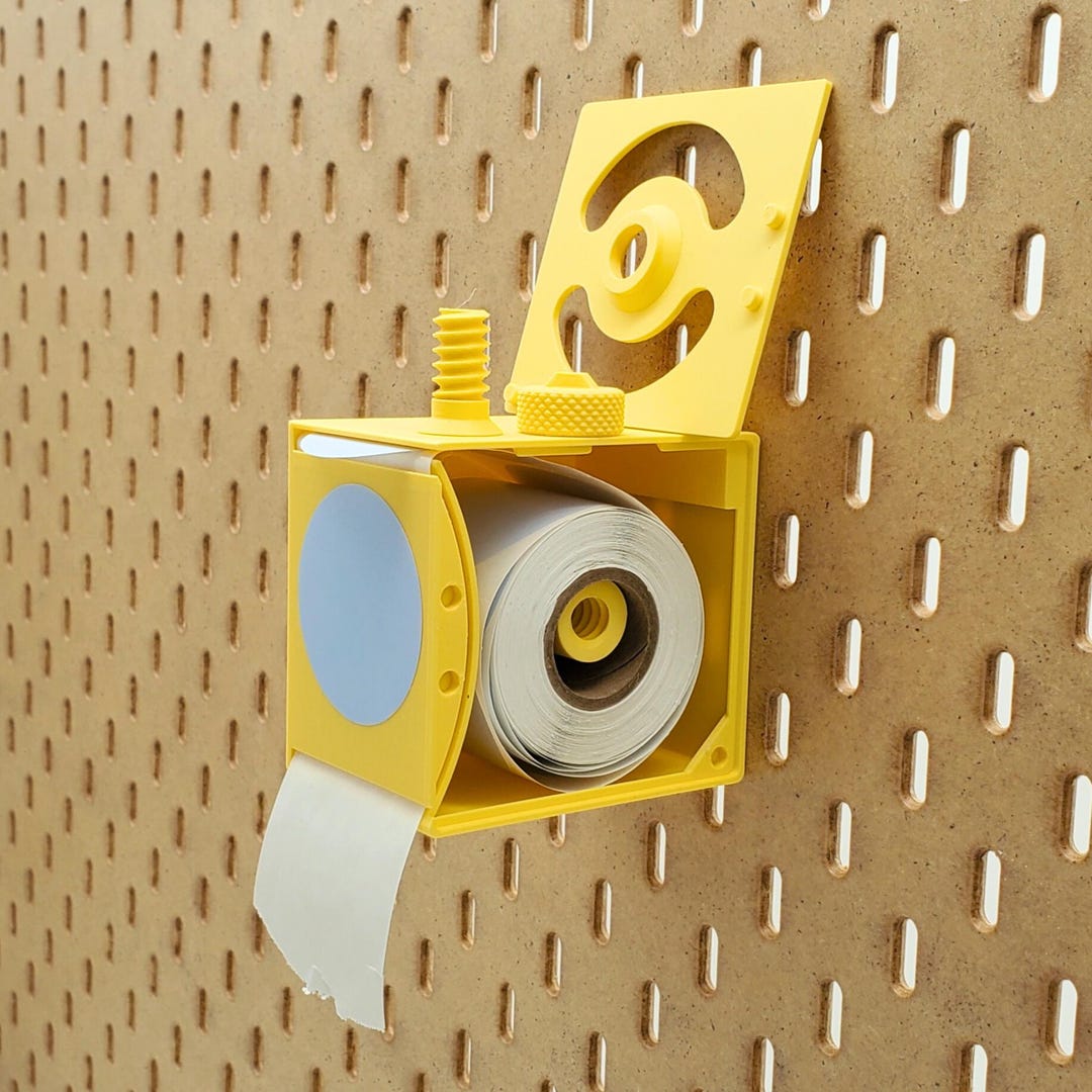 Skadis Sticker/label Dispenser for Sticker Roll Storage | Pegboard ...