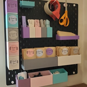 Skadis Sticker/label Dispenser for Sticker Roll Storage | Pegboard ...