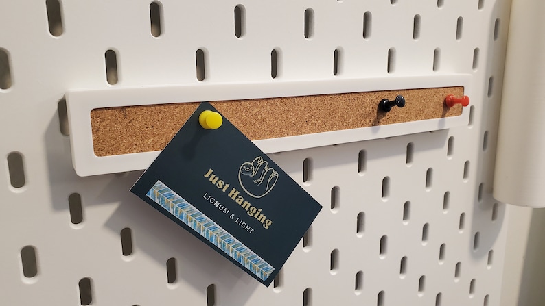 Cork Board/push Pin SKADIS or 1/4 Pegboard Compatible - Etsy