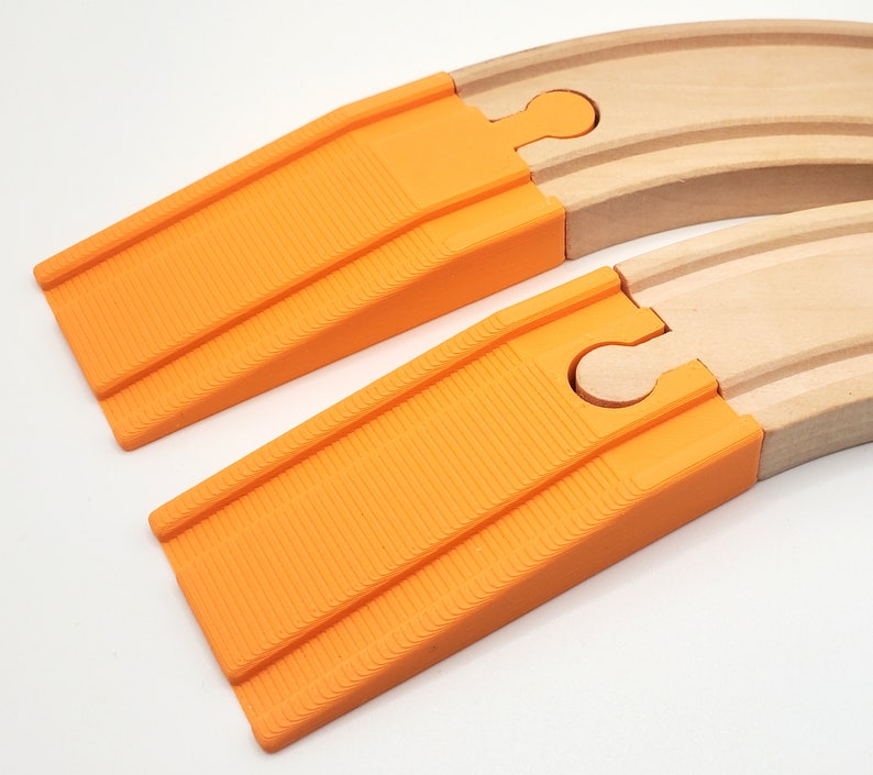 Wooden Train Ramps From Floor to Tracks Fits Brio IKEA and - Etsy