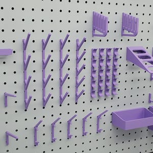 Sewing Pegboard Accessories Kit, Medium Kit | IKEA SKADIS or 1/4 ...