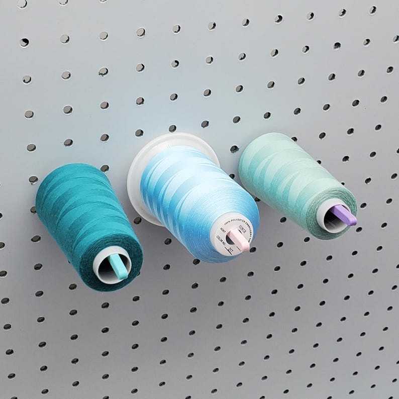 Large 5in Spool Hook, 10pk, 1/4" Pegboard Embroidery Accessories, Large ...