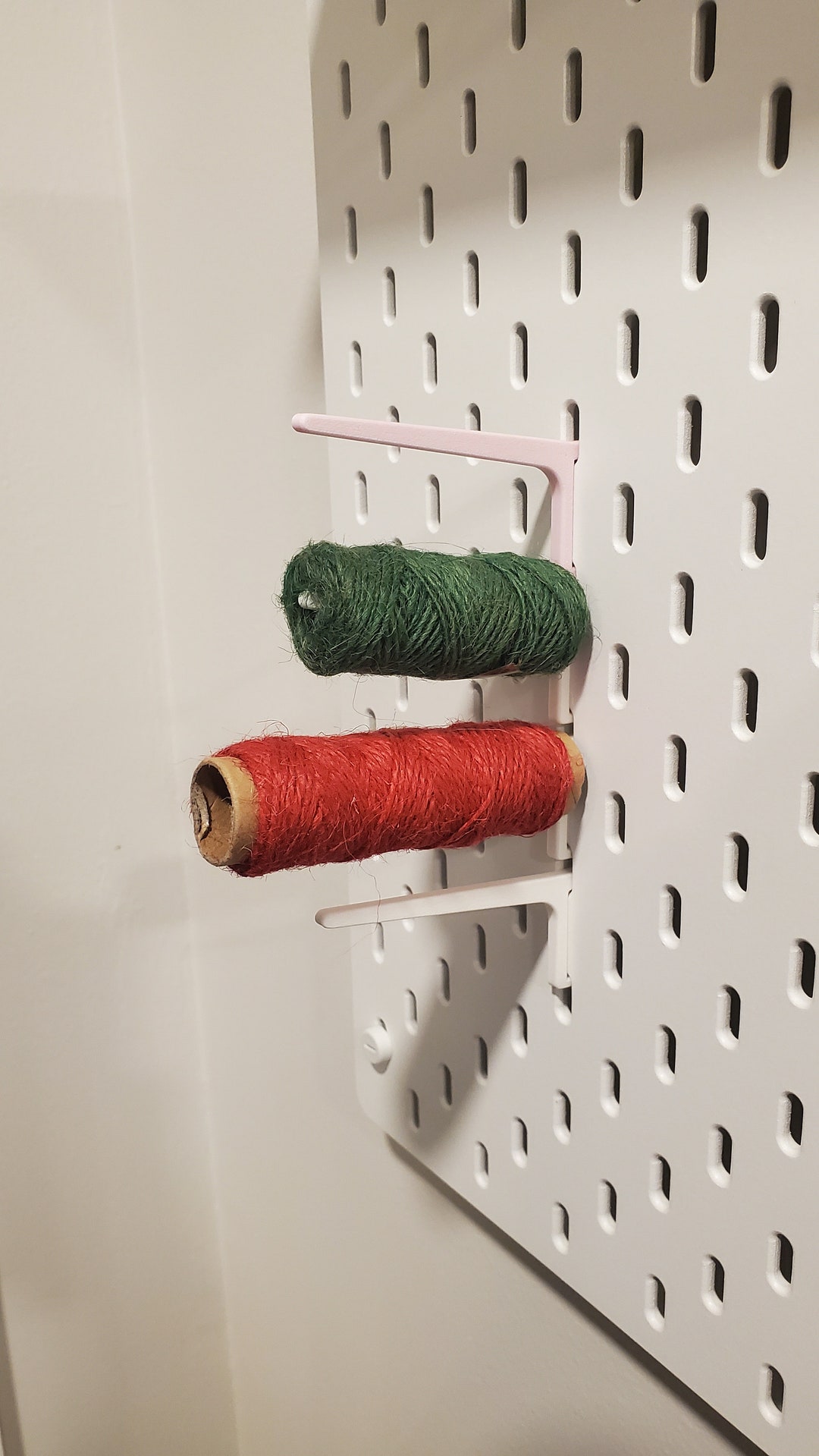 10pack Spool Hook for SKADIS or 1/4 Pegboard Thread, Yarn, Ribbon ...