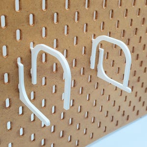 Gift Wrap Dispenser Hooks, Paper Roll Storage, SKADIS or 1/4" Pegboard ...