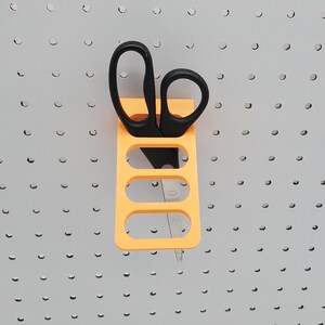 4 Slot Cascade Scissor/plier Holder, IKEA SKADIS Pegboard Accessories ...