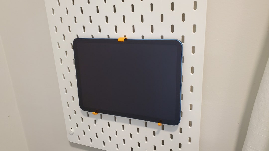 Tablet/kindle/ipad Holder for IKEA SKADIS & 1/4 Pegboard, Office, Desk ...
