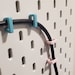 Wire Clip for SKADIS and 1/4" Pegboard, Holds Cables, Wires, Cords ...