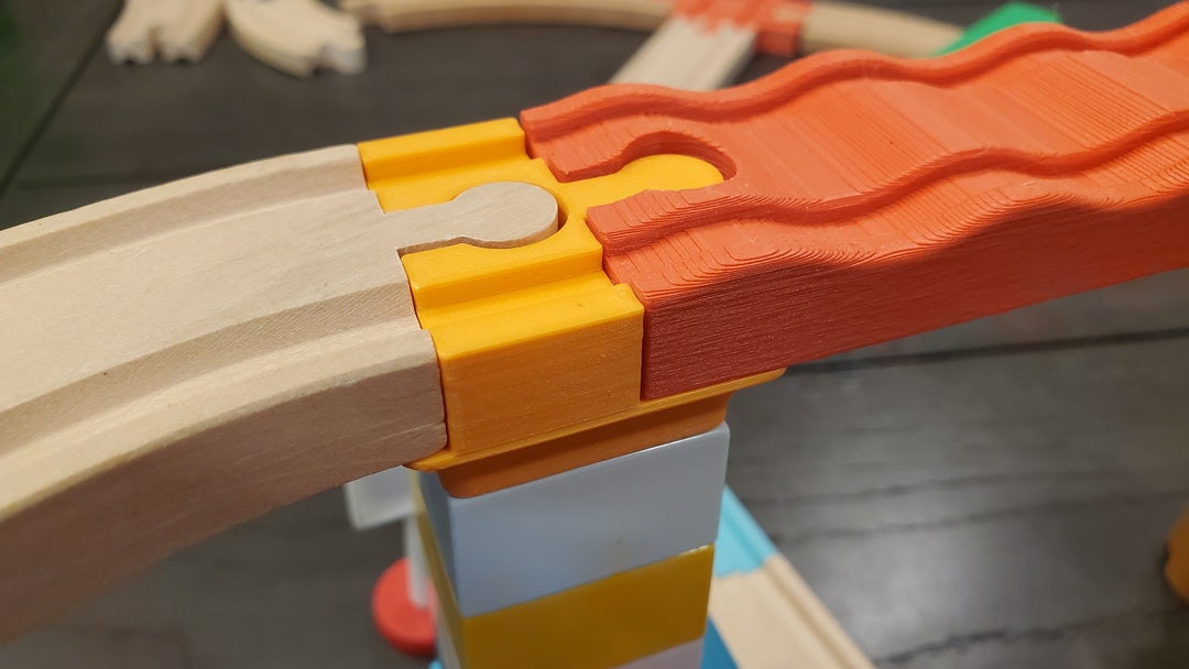 Wooden Train Duplo Adapter, Fits Brio, IKEA, Thomas and More! Track ...