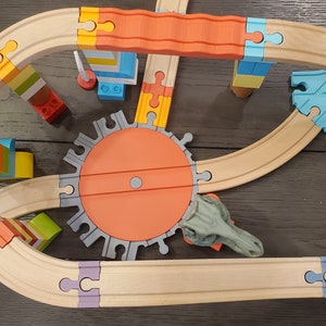 Bumpy Track for Wooden Trains! 5 Bump Bumper! Fits Brio, IKEA, and More ...