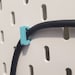 Wire Clip for SKADIS and 1/4" Pegboard, Holds Cables, Wires, Cords ...
