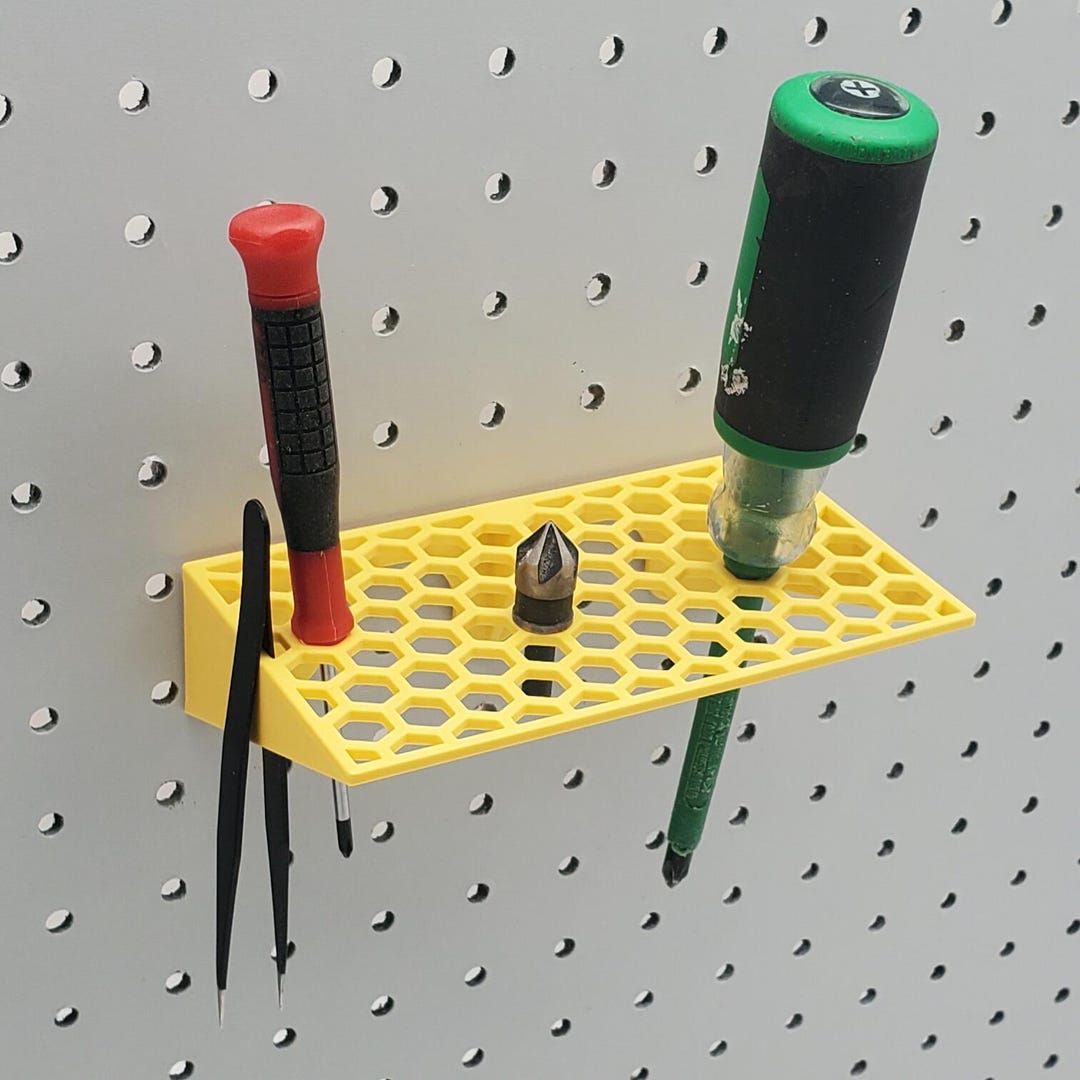 Hexagon Precision Screwdriver Holder | Compatible With 1/4" Pegboard ...