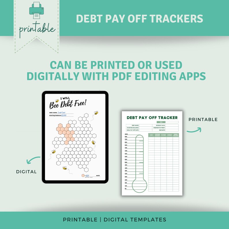 DEBT PAY OFF Tracker Printable Debt Pay off Trackers Bundle - Etsy DEBT PAY OFF Tracker Printable Debt Pay off Trackers Bundle - Etsy