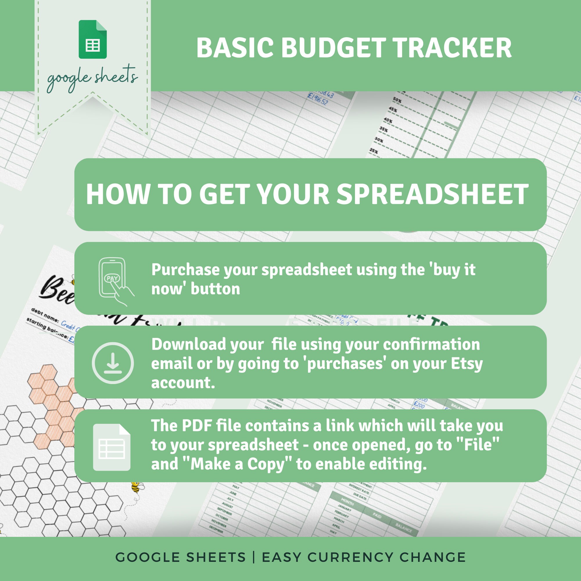 BASIC BUDGET TRACKER Budget Spreadsheet Annual Budgeting Zero Based ...