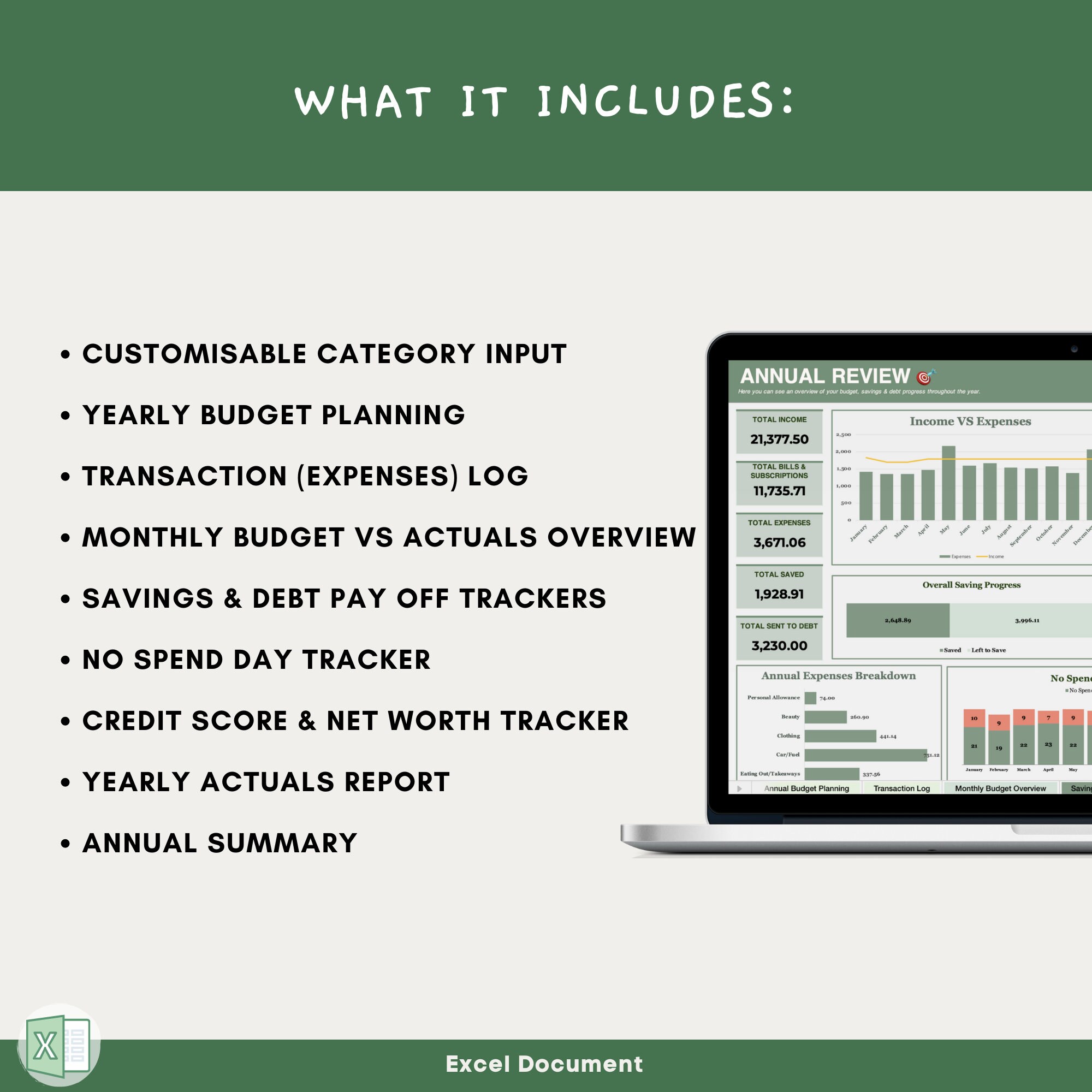 EXCEL Ultimate BUDGET & FINANCE Tracker Budget Spreadsheet - Etsy Canada