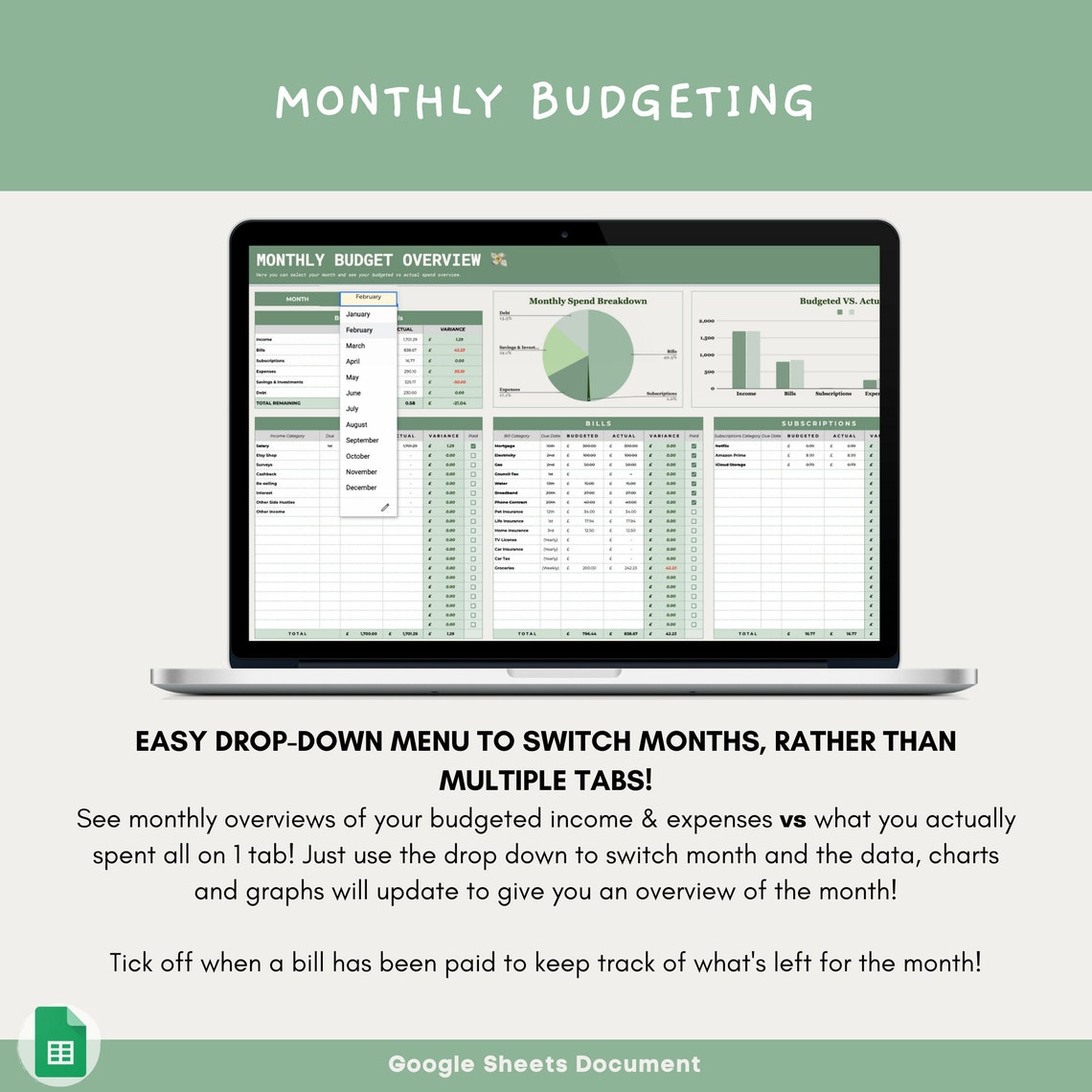Ultimate BUDGET & FINANCE Tracker Budget Spreadsheet - Etsy