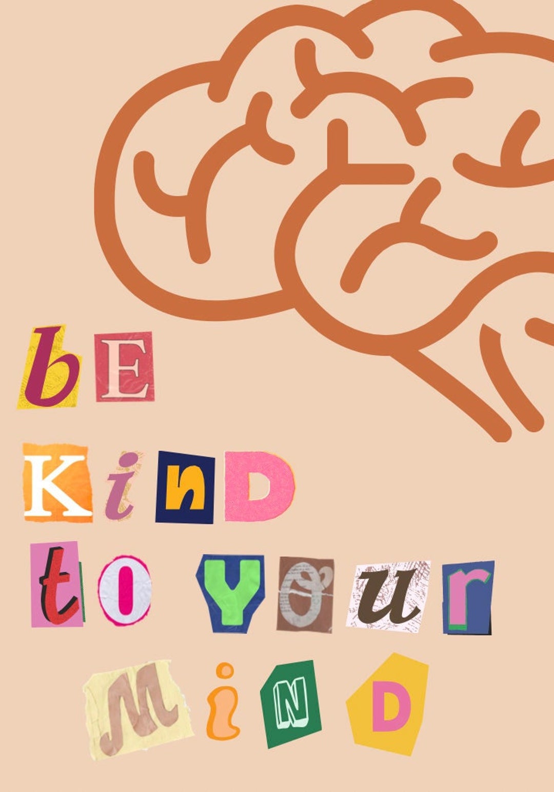 Be Kind to Your Mind Poster - Etsy