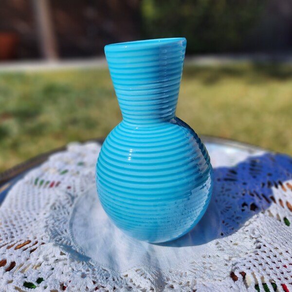 Turquoise Vase - Etsy