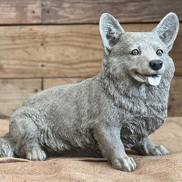 Corgi Statue - Etsy
