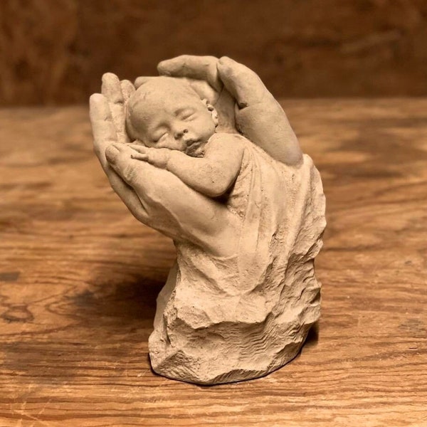 Hands Holding Baby Statue - Etsy