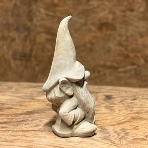 Cement Gnome Statue Garden Troll Figurine Concrete Gnome Sculpture ...