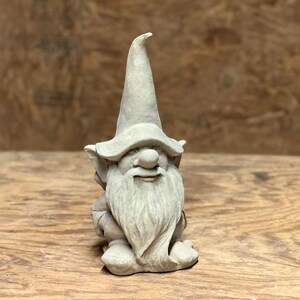 Cement Gnome Statue Garden Troll Figurine Concrete Gnome Sculpture ...