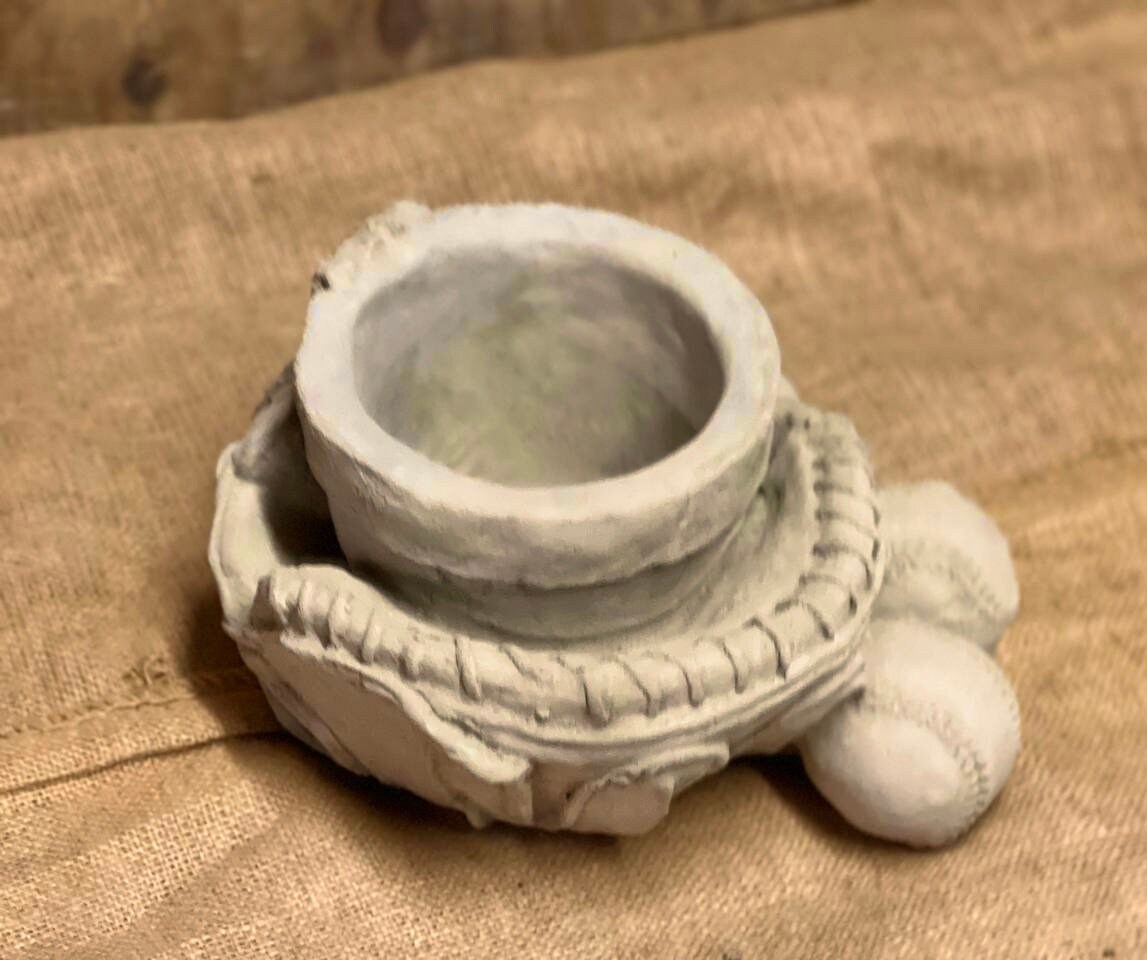 Concrete Baseball Glove Planter Statue Detailed Baseball Glove - Etsy