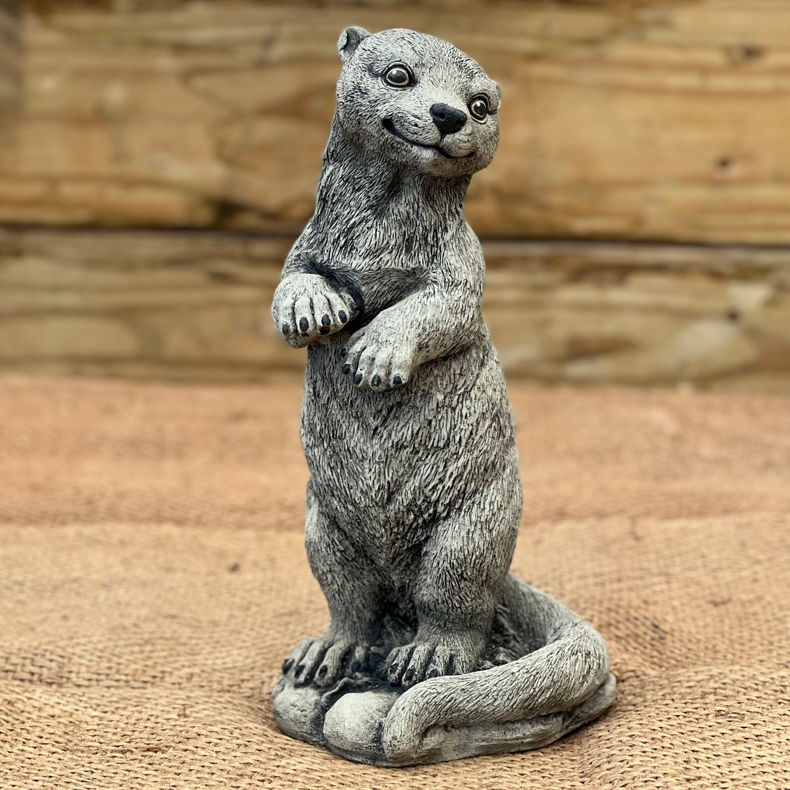 Concrete Otter Lifesize Statue Cute Otter Figurine for - Etsy