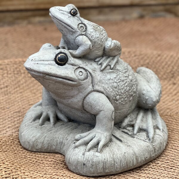 Concrete Frog - Etsy