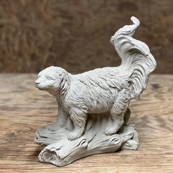 Skunk Outdoor Figurine - Etsy