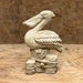 Garden Pelican Statue Detailed Pelican Figurine Concrete Garden ...