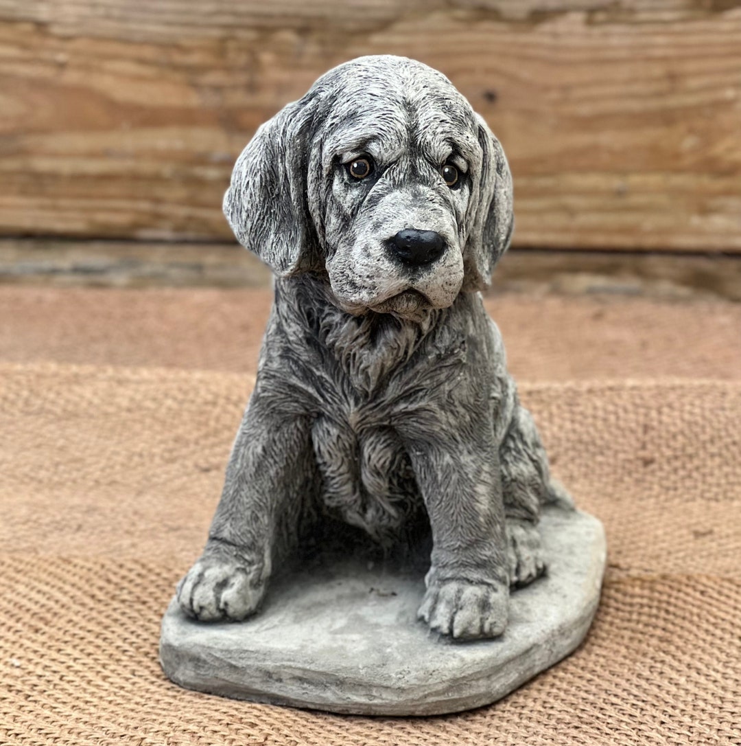 Sitting Labrador Retriever Dog Garden Statue Concrete Labrador - Etsy