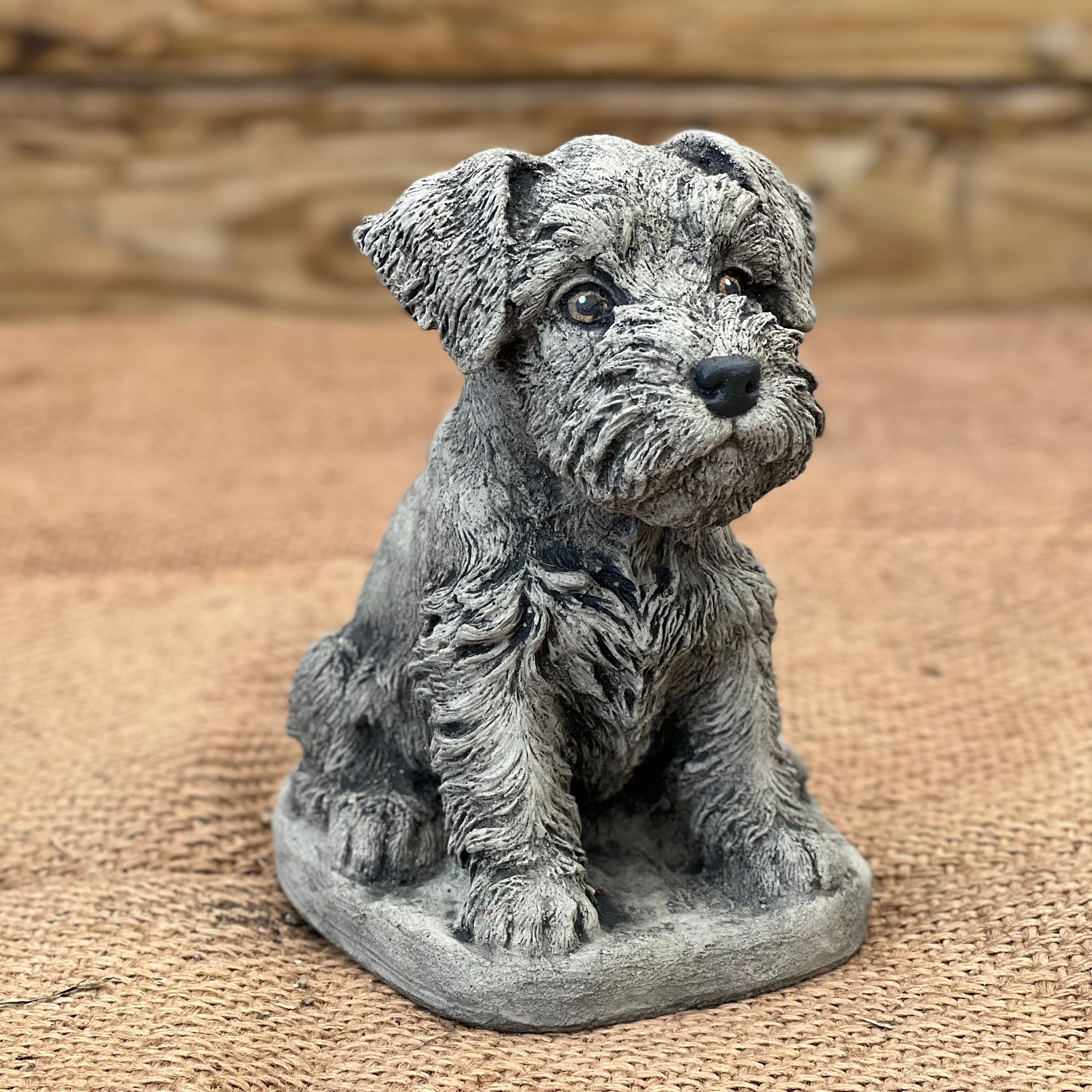 Outdoor Schnauzer Statues