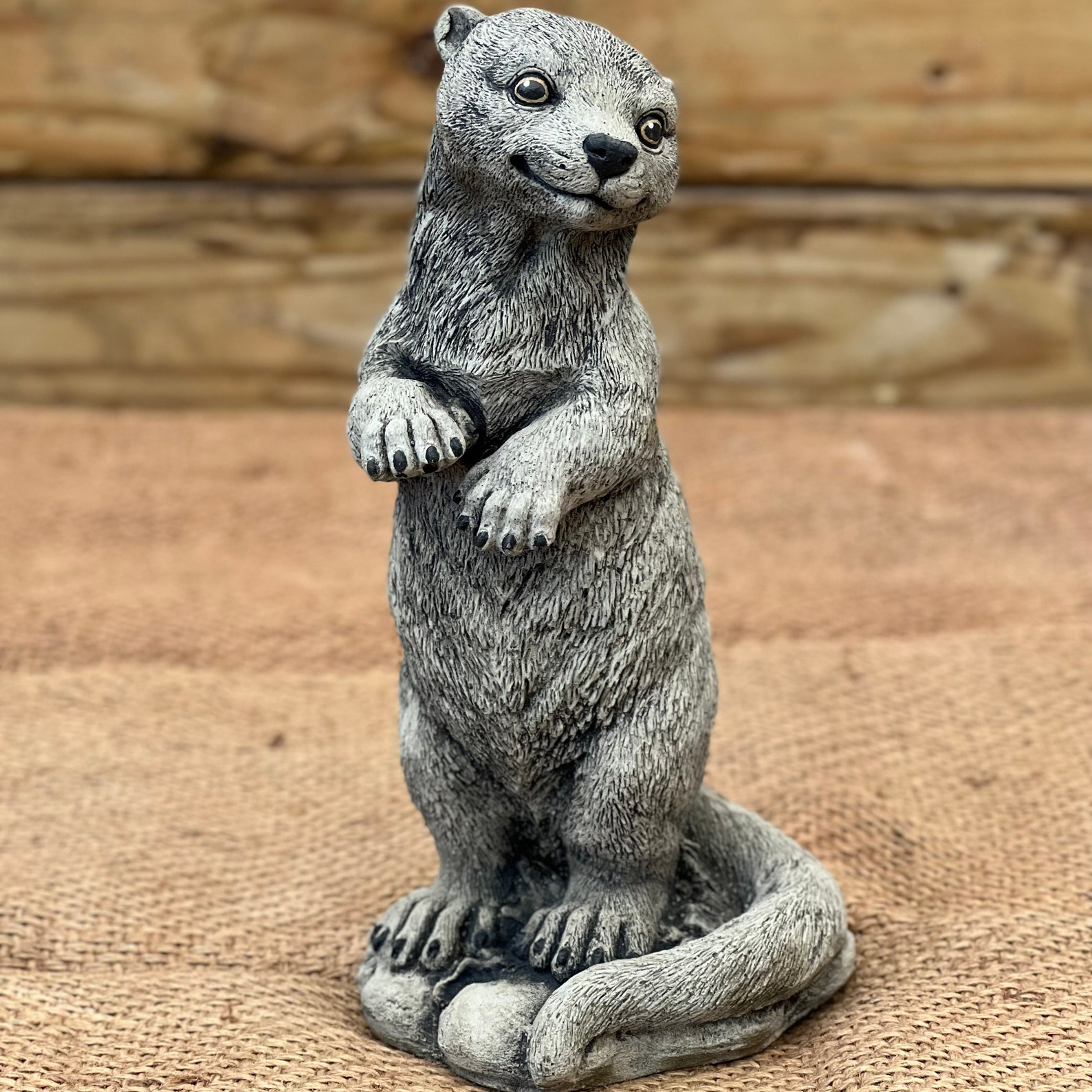 Concrete Otter Lifesize Statue Cute Otter Figurine for - Etsy