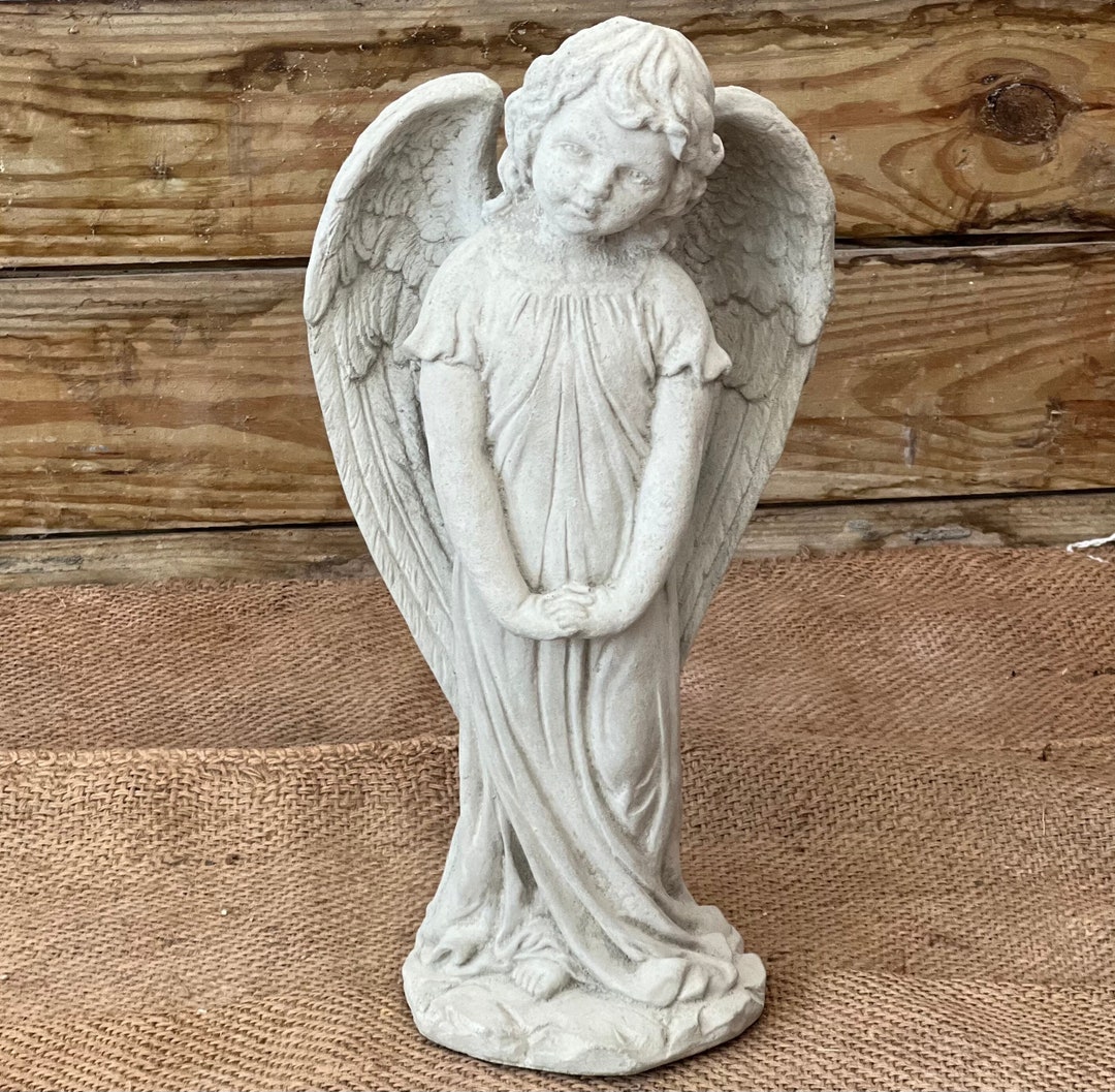 Guardian Angel Figurine Memorial Stone for Garden - Etsy