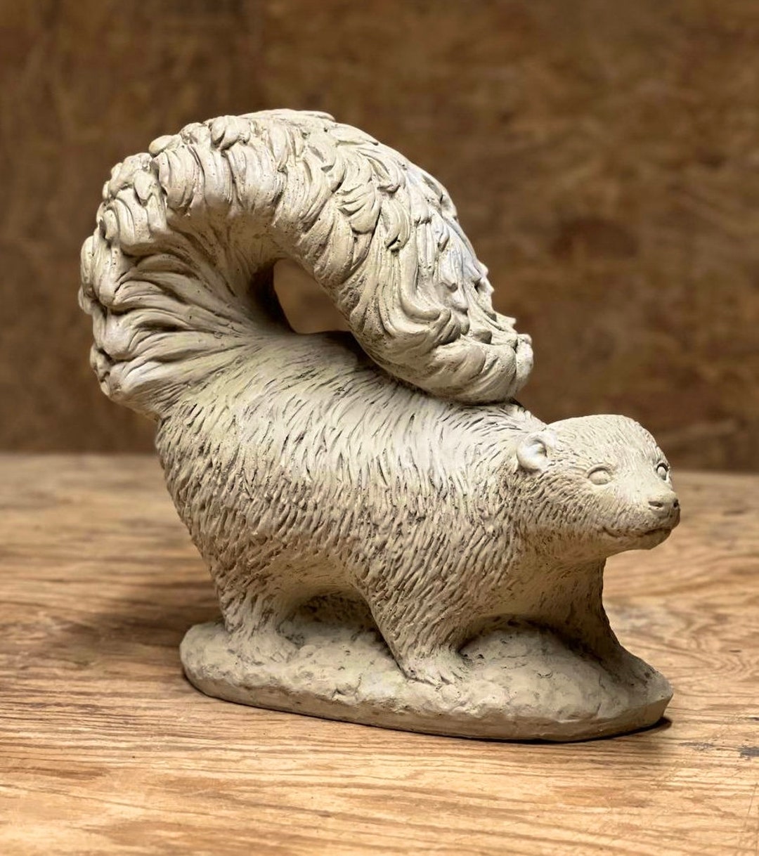 Massive Skunk Statue Concrete Skunk Figurine Garden Skunk - Etsy