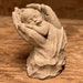 Newborn in Hands Concrete Figurine Sleeping Baby Statue Carrying ...