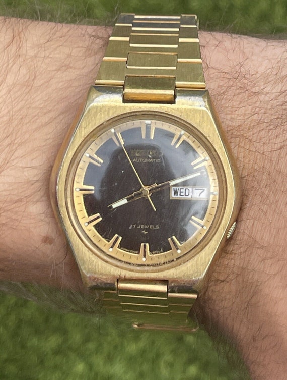 Vintage Seiko 7009- 8079 Watch 17 Jewels Automatic Da… - Gem