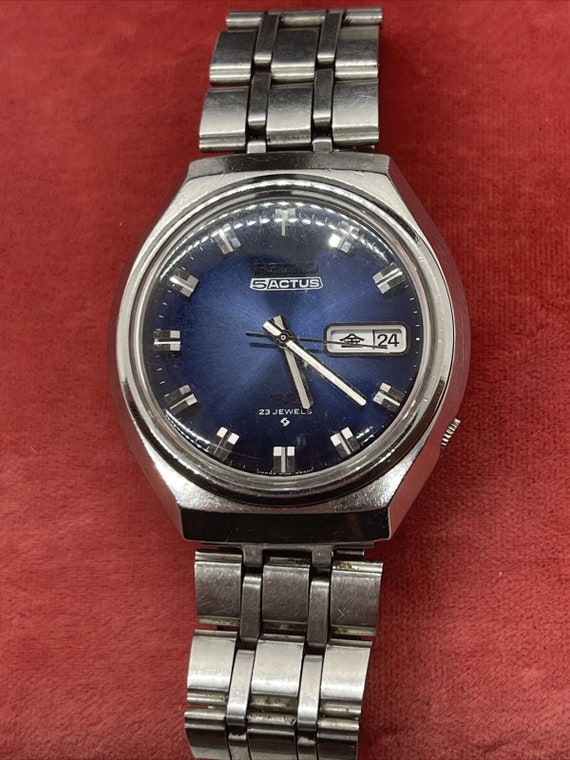 VINTAGE 1975 Seiko 5 Actus SS 23j Mens Automatic Watc… - Gem