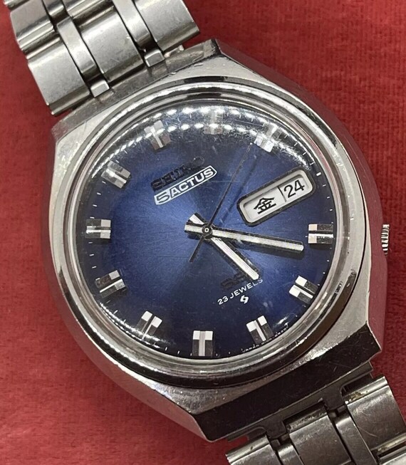 VINTAGE 1975 Seiko 5 Actus SS 23j Mens Automatic Watc… - Gem