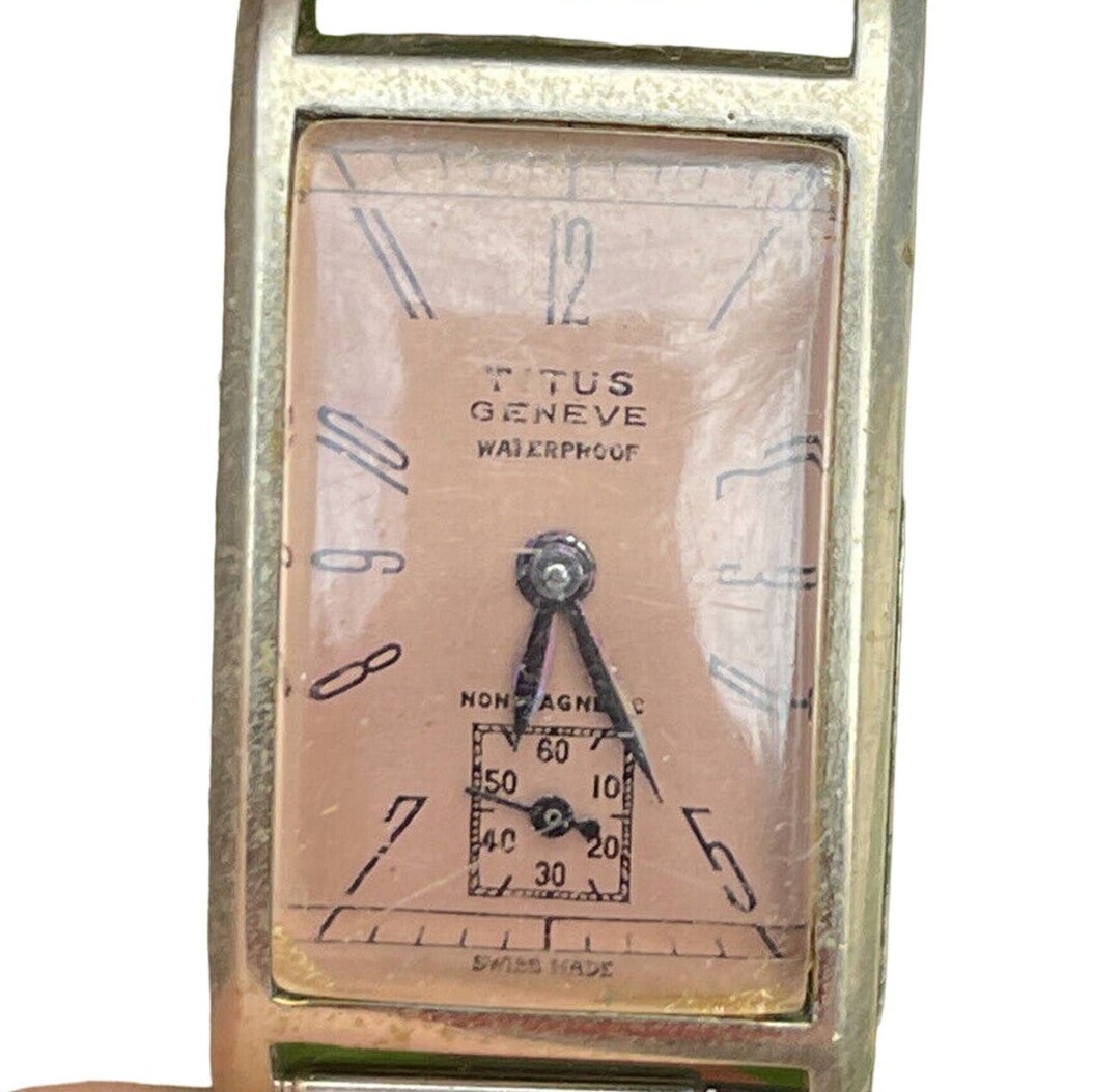 Vintage Titus Geneve Tank Watch - Parts/repair - Etsy