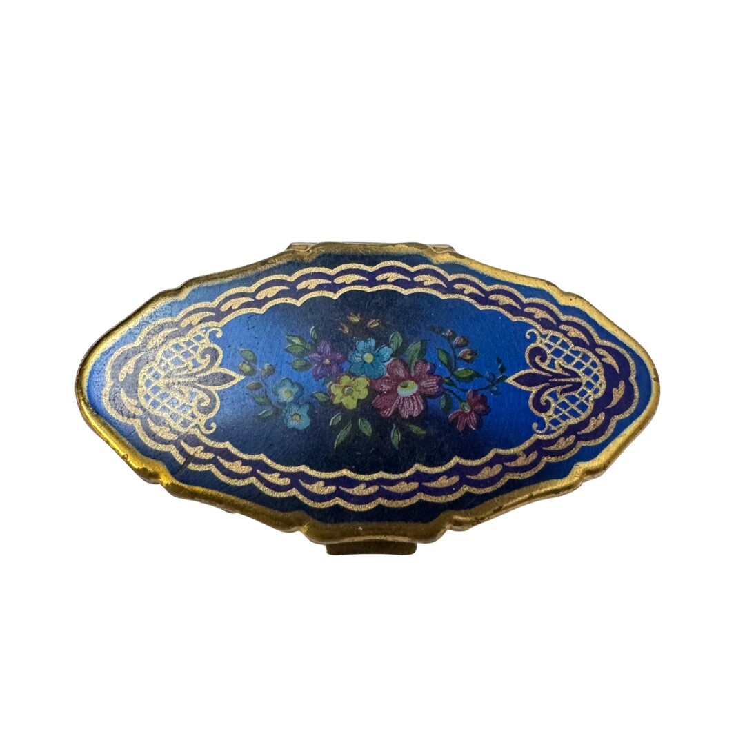 Vintage Stratton England Pill Box - Etsy