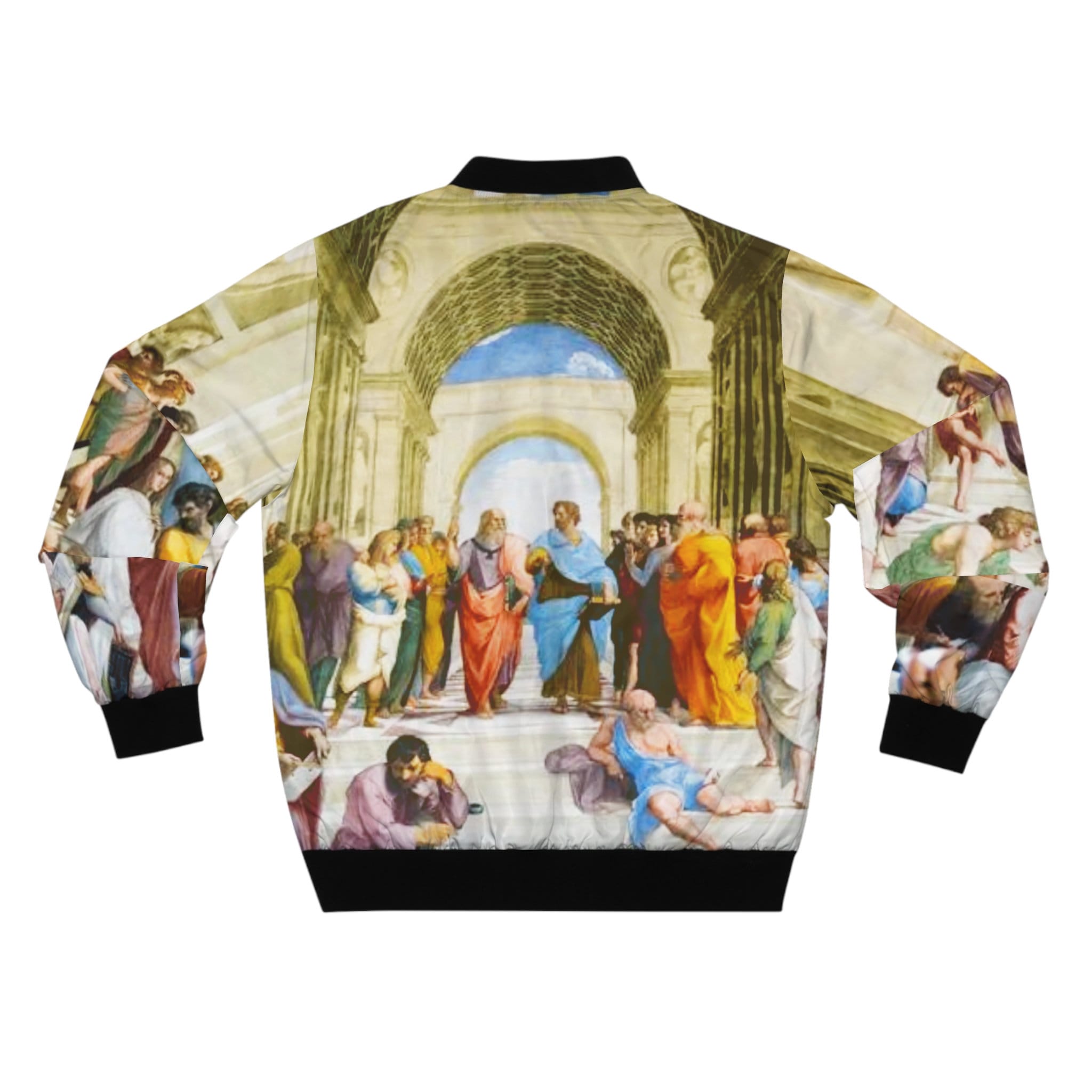 School of Athens Raphael Painting Men's Bomber Jacket sold by Fireman Current | SKU 4501648 ...